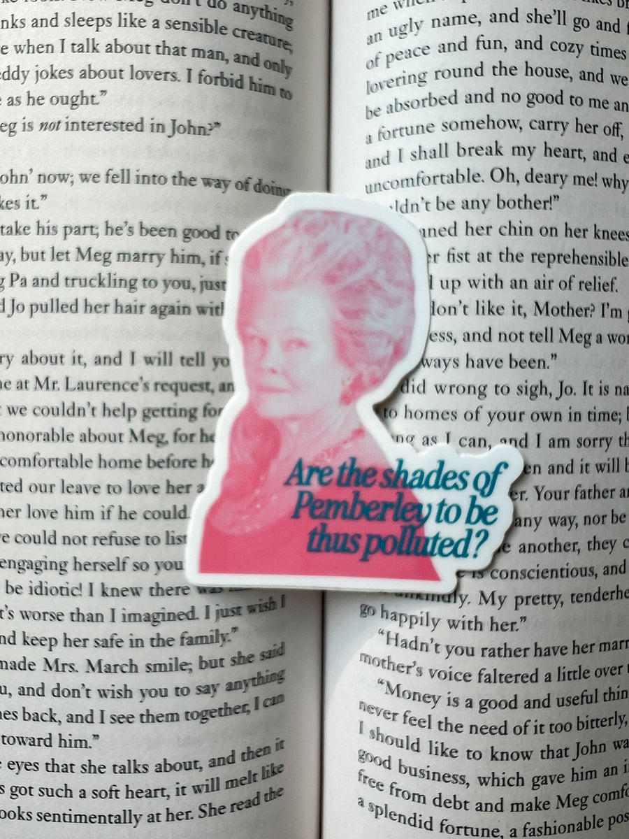 Shades of Pemberley Sticker | Inkwell Threads