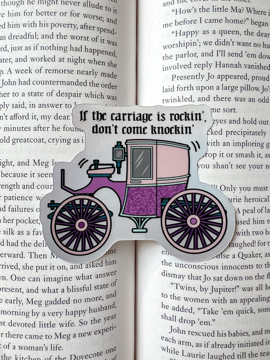 Carriage is Rockin' Sticker | Inkwell Threads