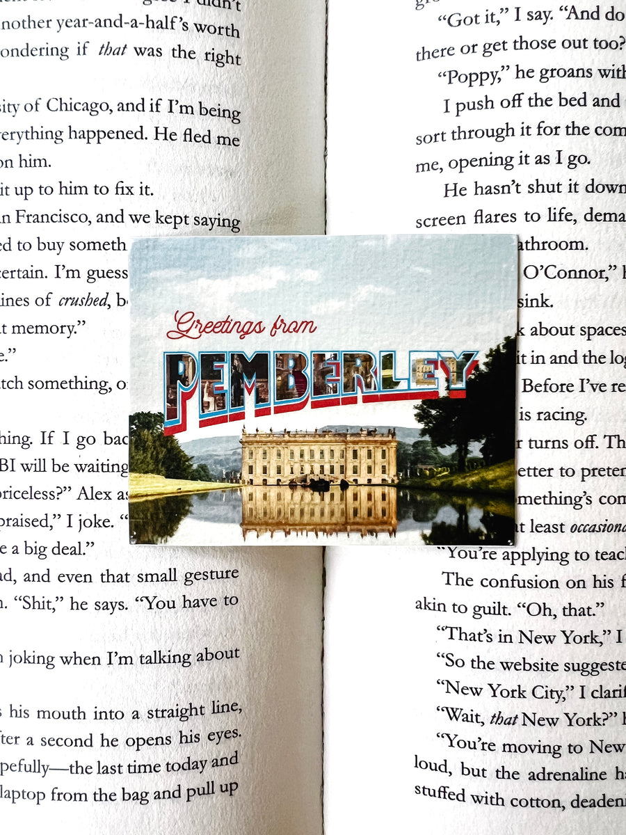 Greetings from Pemberley Sticker | Inkwell Threads