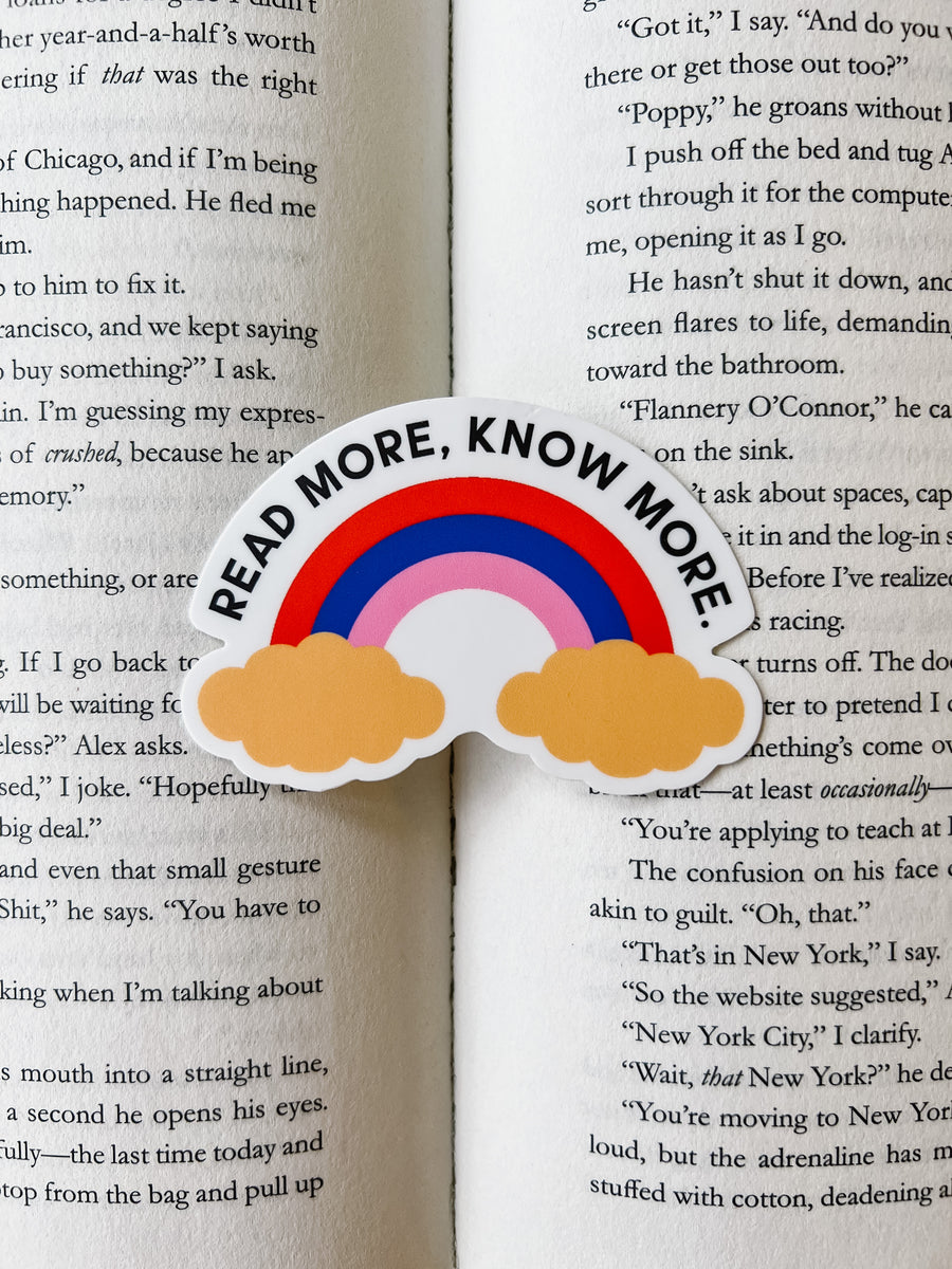 Read More Know More Sticker | Inkwell Threads