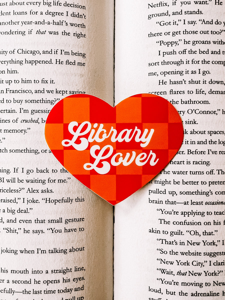 Library Lover Sticker | Inkwell Threads