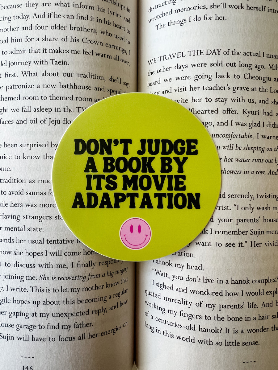 Never Judge a Book Sticker | Inkwell Threads