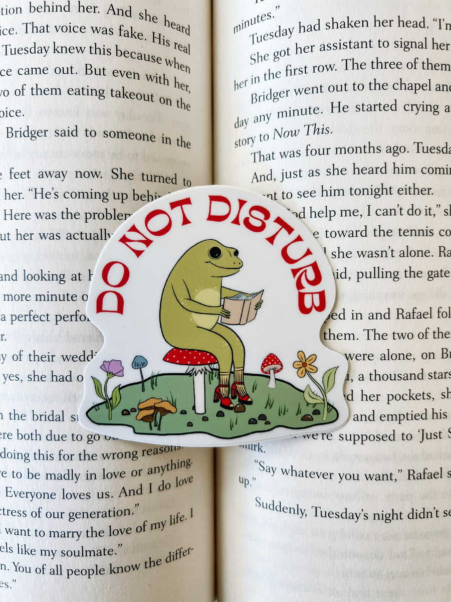 Do Not Disturb Sticker | Inkwell Threads
