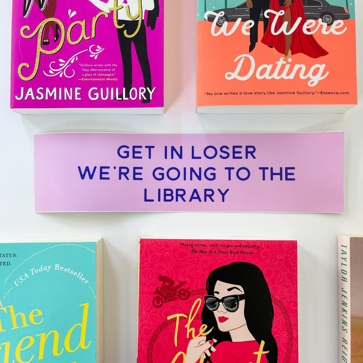 We're Going to the Library Bumper Sticker | Inkwell Threads